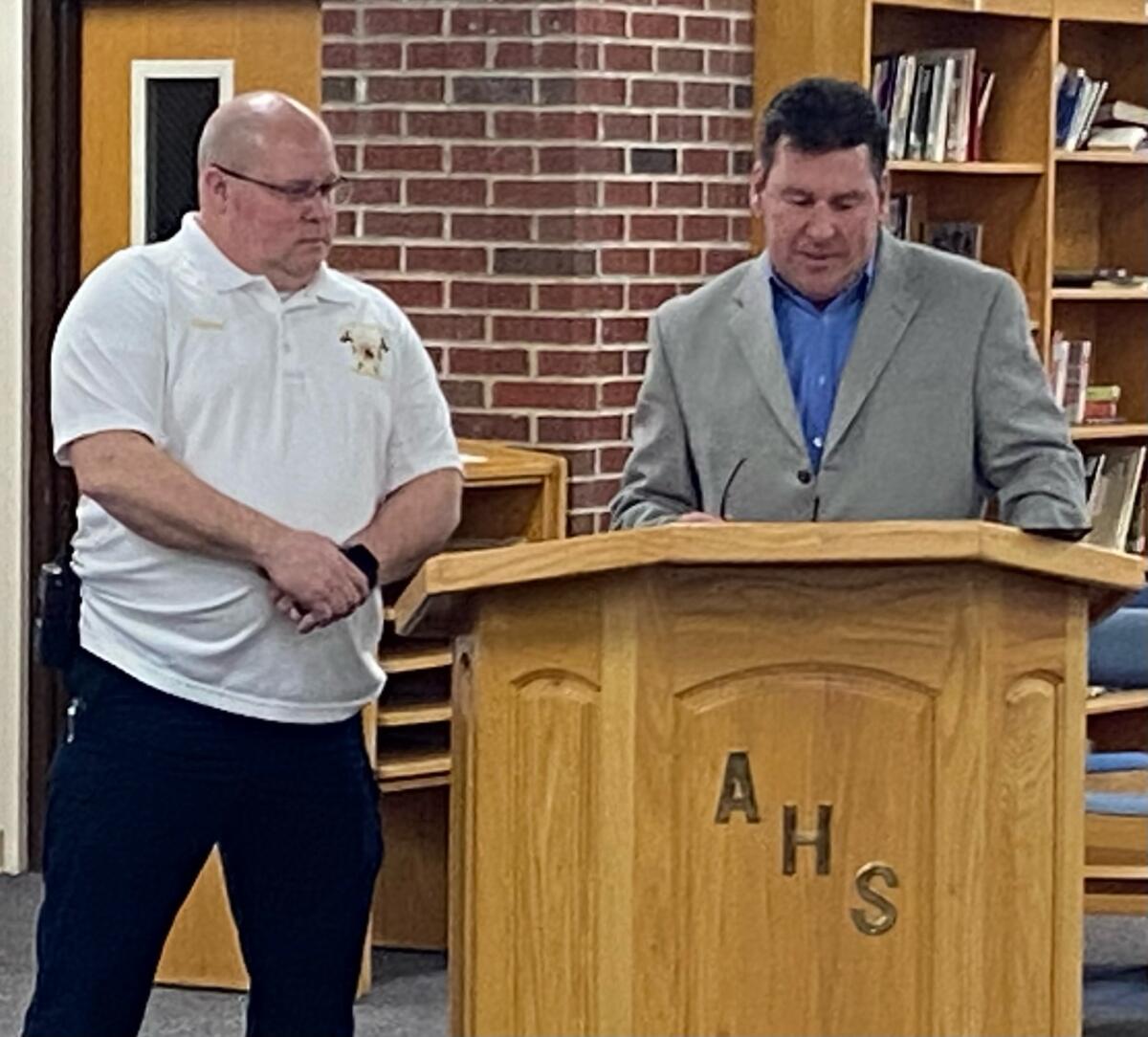Local fire captain honored for assisting student athlete