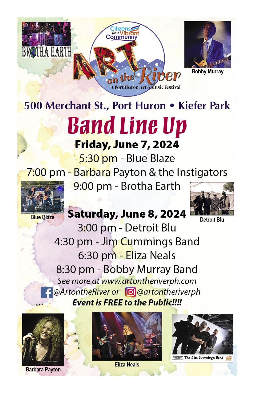 Art on the River Releases the 2024 Band Lineup