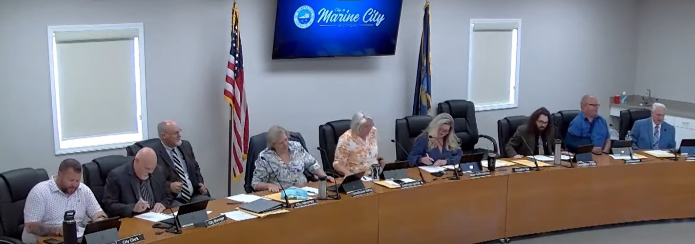 Marine City officials address criticism again