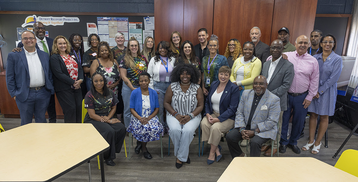 MDHHS Director Hertel visits Detroit Recovery Project to discuss nearly ...