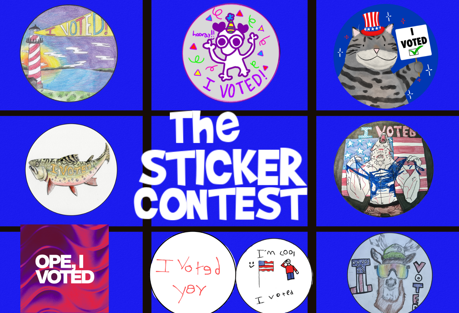 Secretary Benson announces 2024 ‘I Voted’ sticker design contest winners