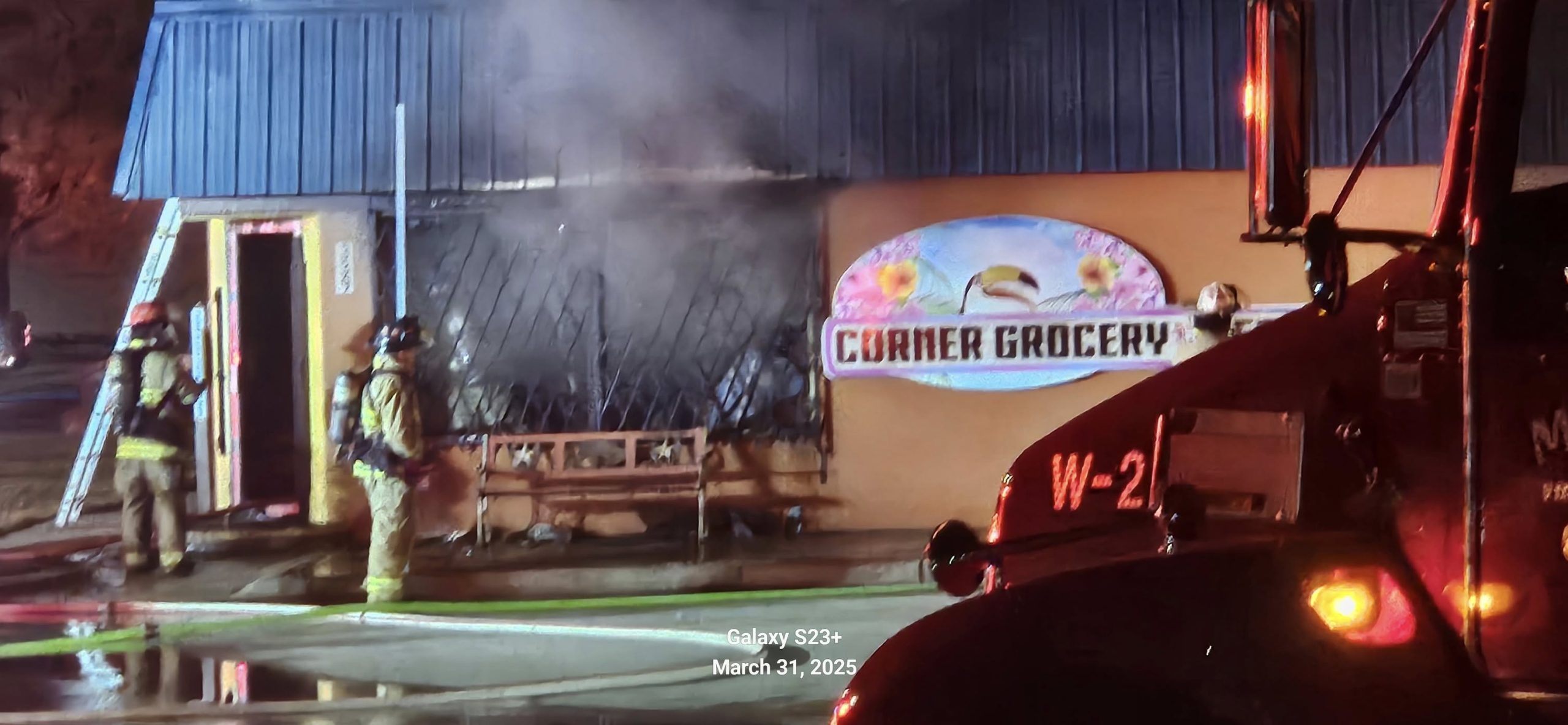 Fire at Corner Grocery causes extensive damage