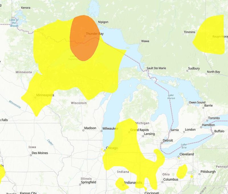 Michigan air quality map: Check if it's bad today in your area
